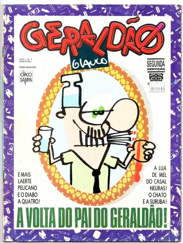 Hq Gibi Geraldão - Ano I Nº 3 - Circo Sampa Editorial - 1987 - Formatão ...
