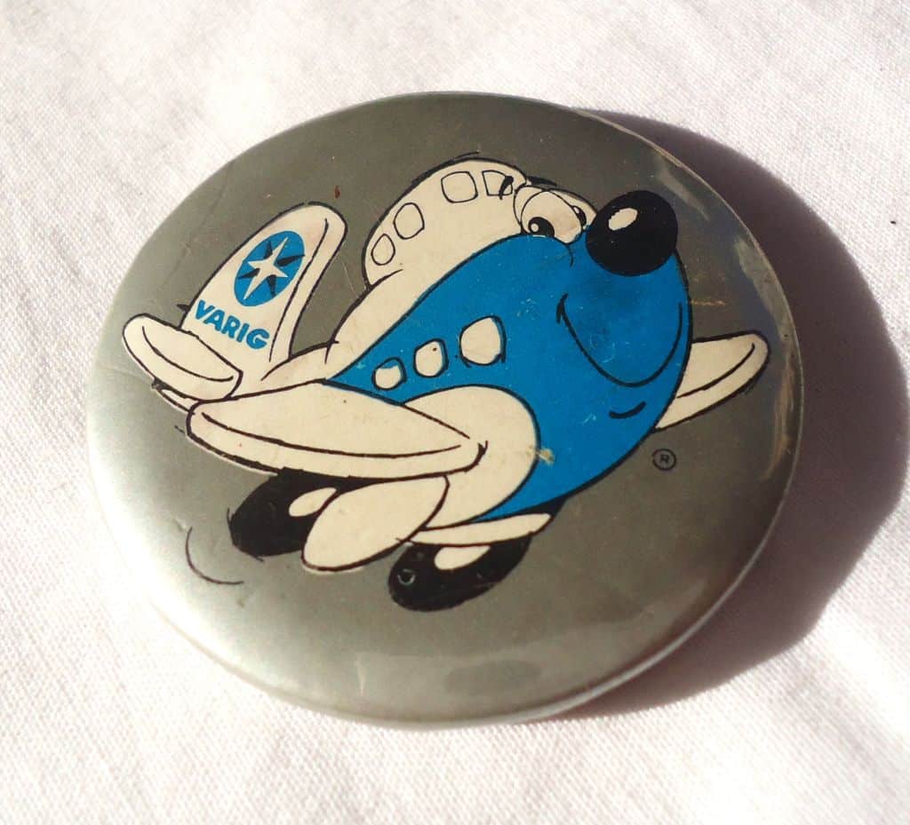 Boton - Variguinho - Original De Época - Anos 80 - Aviação