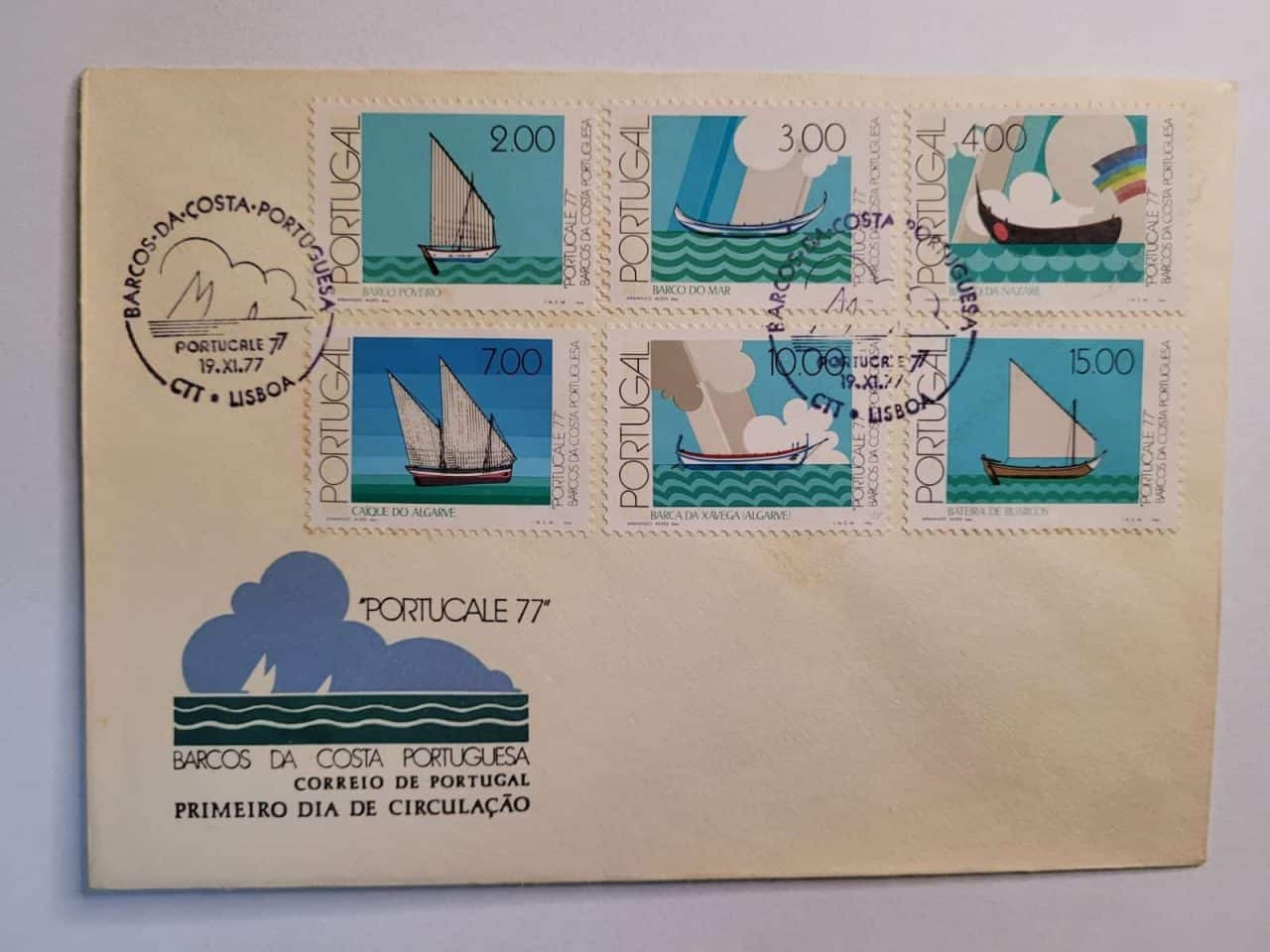 Envelope FDC (1º Dia De Circulação) Portugal (CTT) – Barcos Da Costa ...