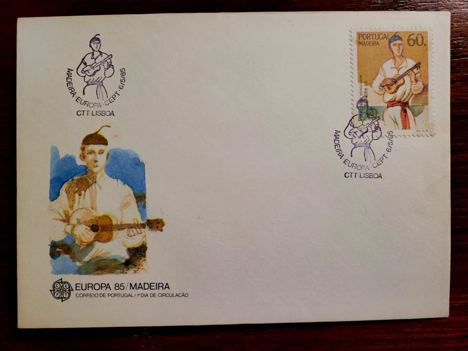Envelope FDC (1º Dia De Circulação) Portugal (CTT) – Europa 85 ...