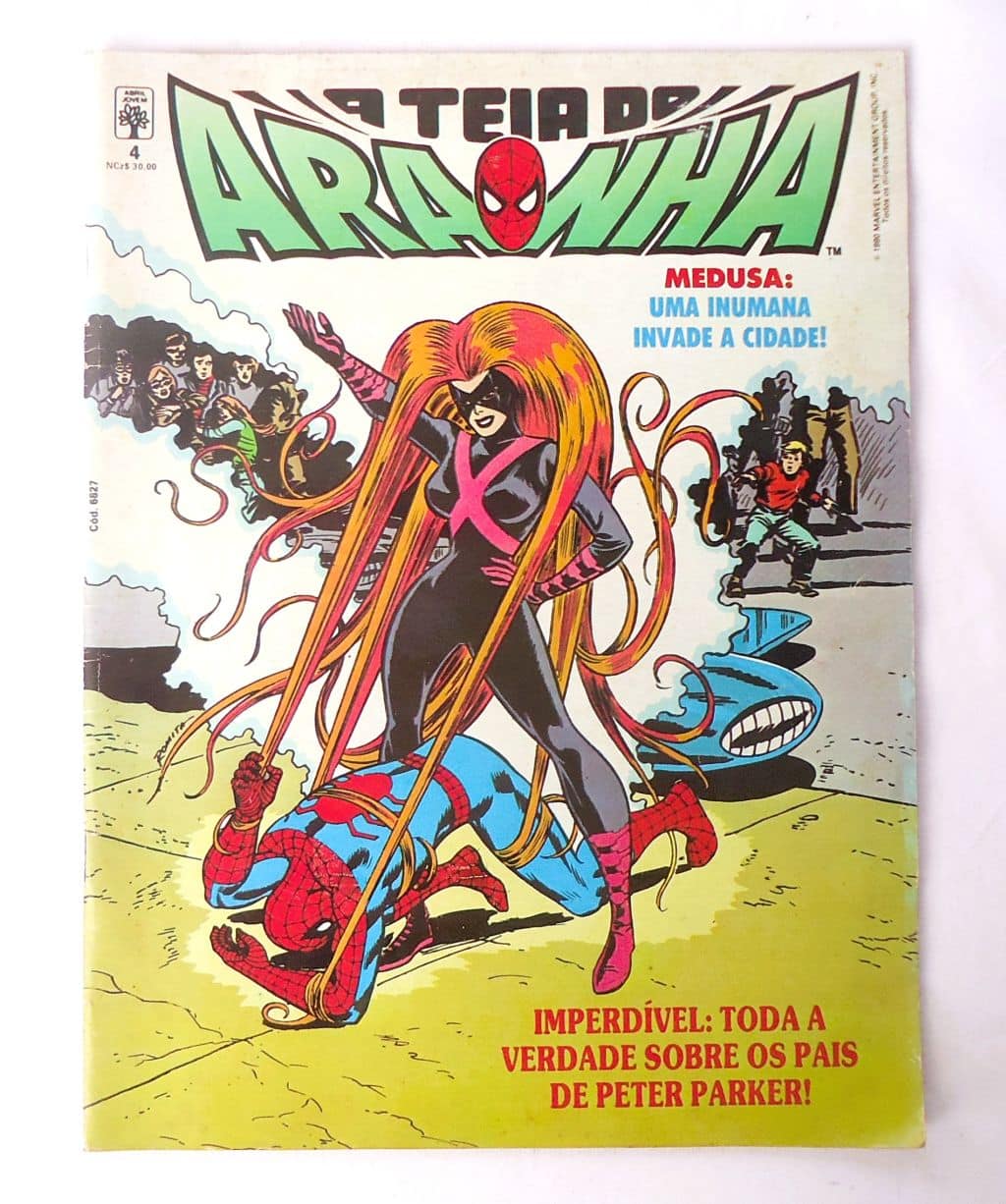 Hq - A Teia Do Aranha - Nº 04 - Janeiro 1990