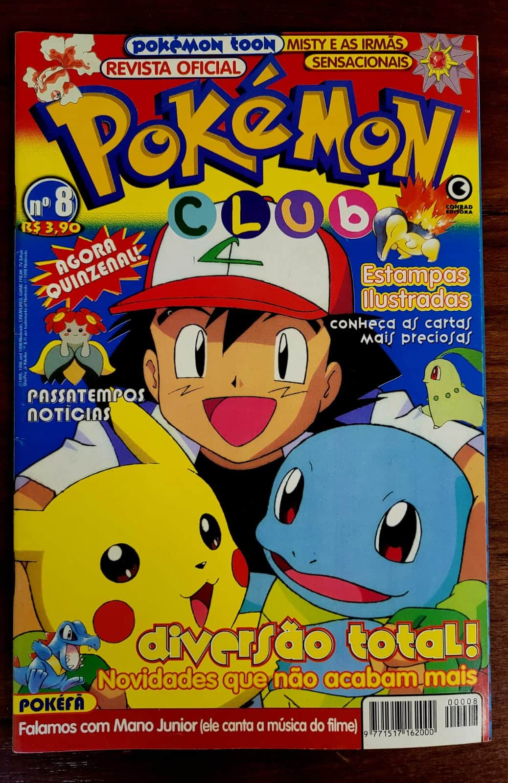 Pokémon Club Nº 08 (Editora Conrad) Anos 2000 (Revista)