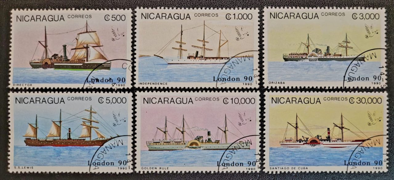 Nicaragua - SW Nº 3043 A 3048 - Exposição Internacional De Selos ...