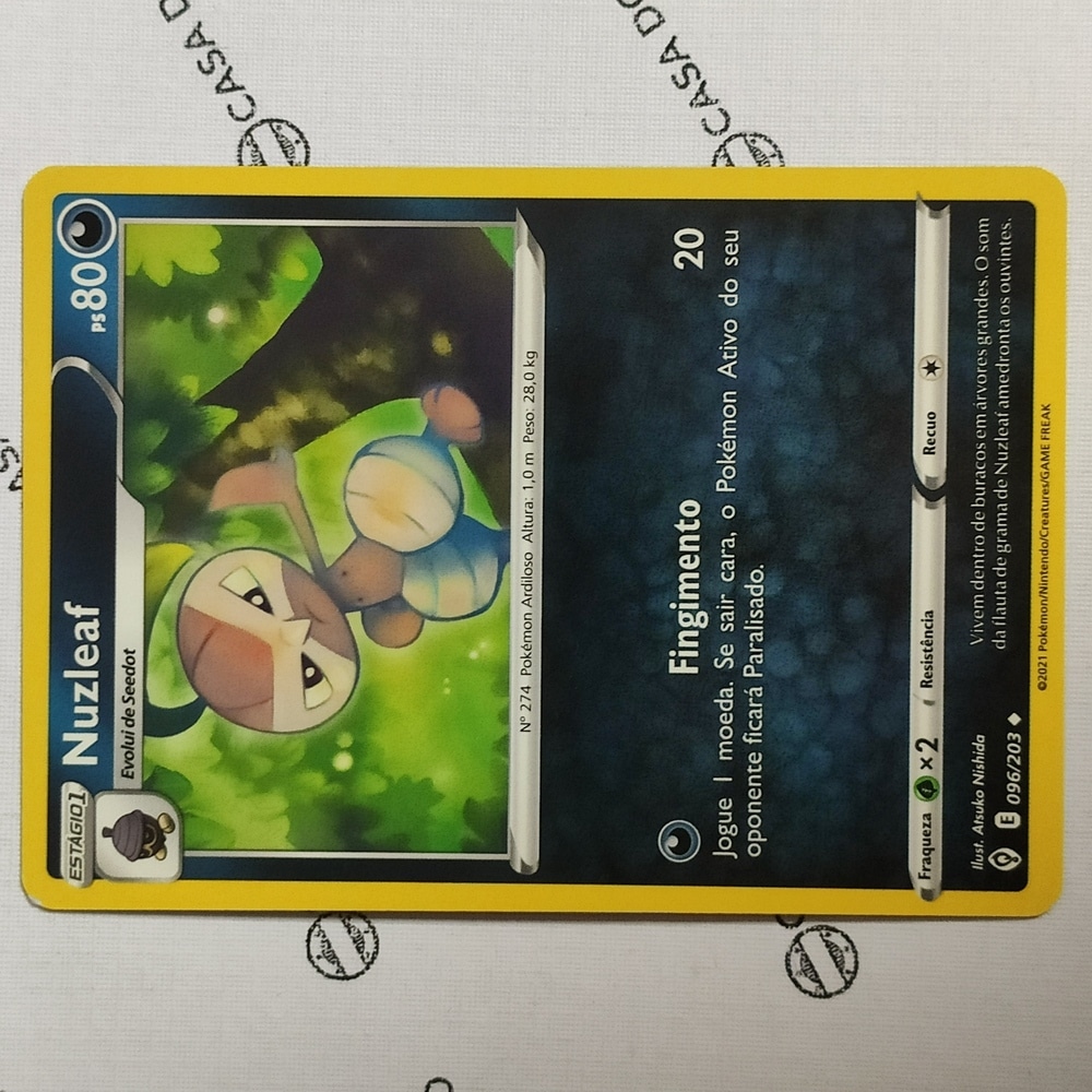 Nuzleaf - Pokémon - POK-056 - Casa do Colecionador