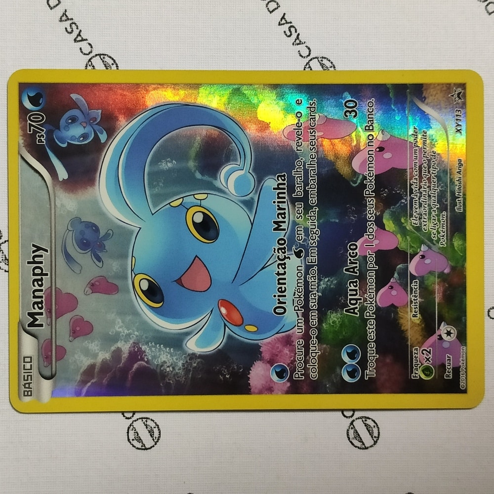 Manaphy - Pokémon - POK-121 - Casa do Colecionador