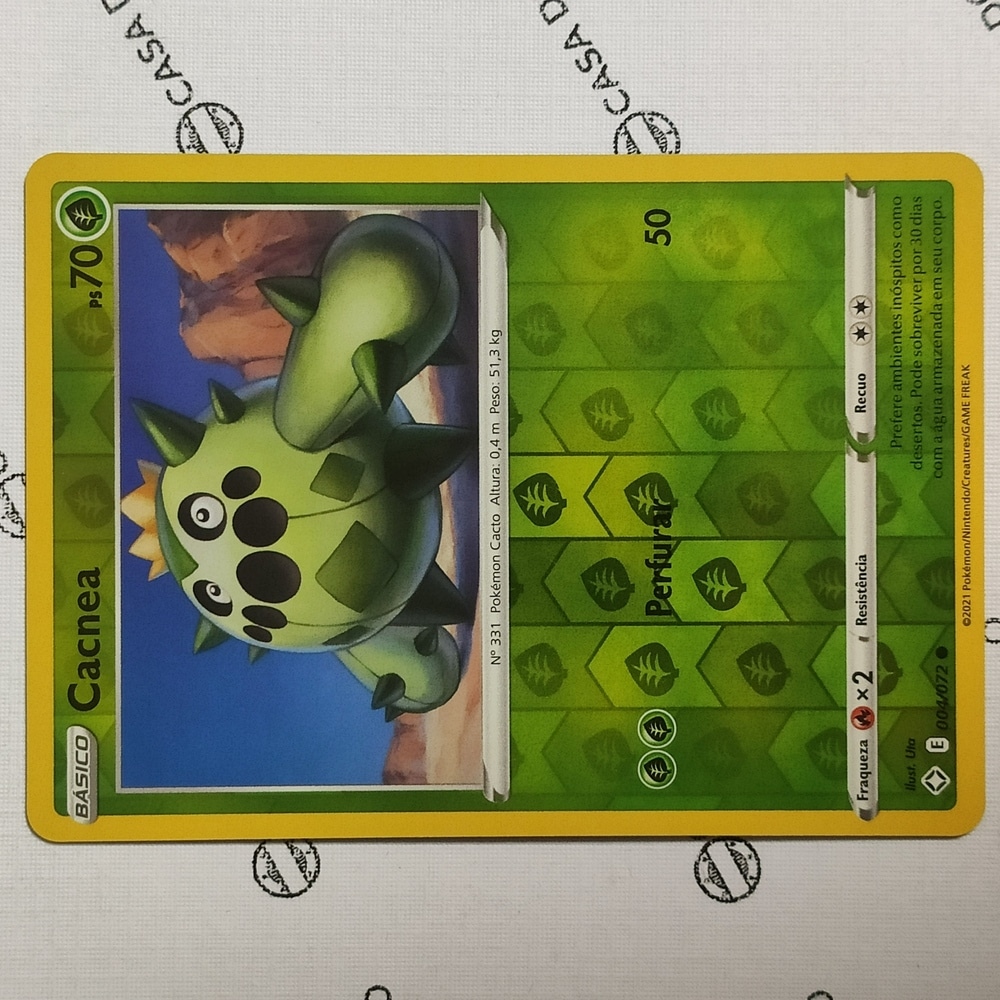 Cacnea - Pokémon - POK-140 - Casa do Colecionador