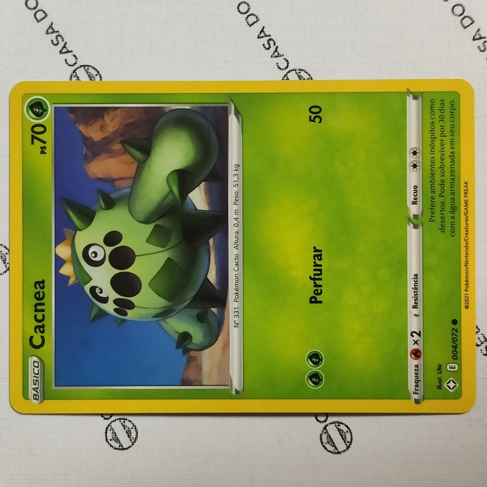 Cacnea - Pokémon - POK-141 - Casa do Colecionador