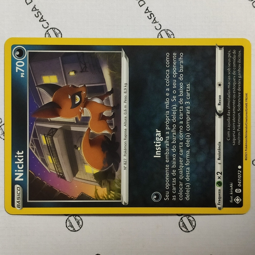 Nickit - Pokémon - POK-154 - Casa do Colecionador