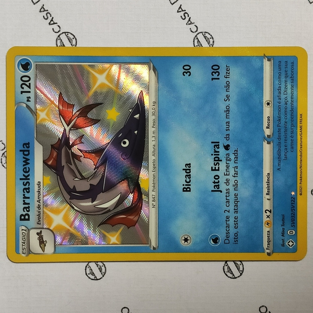 Barraskewda - Pokémon - POK-160 - Casa do Colecionador