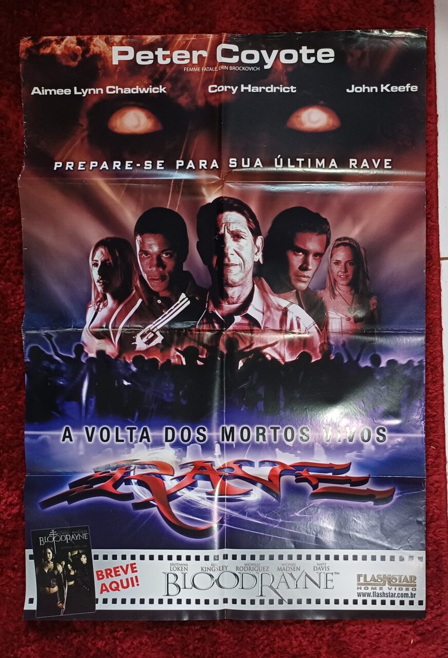 Poster Cartaz Original De Locadora. Filme A Volta Dos Mortos Vivos.